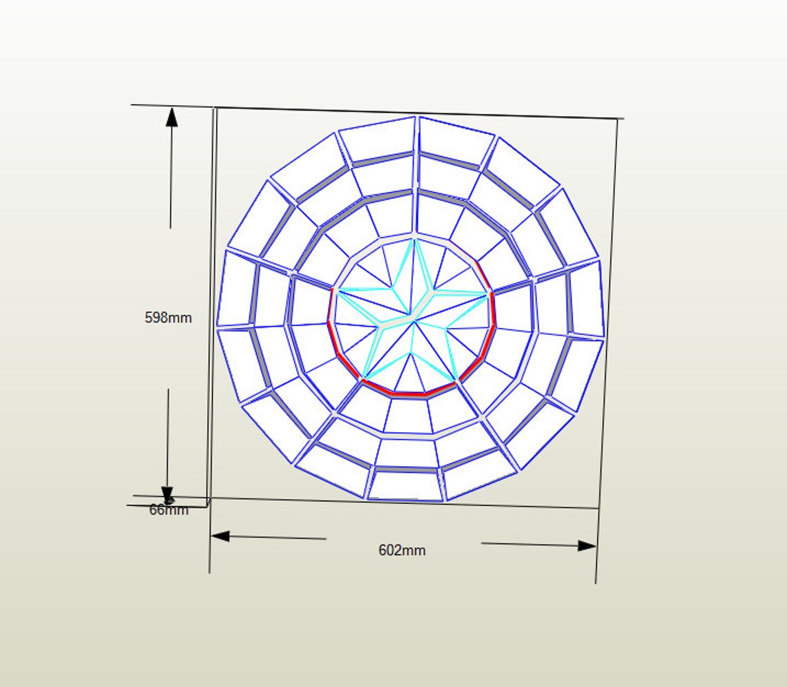 Captain America Shield DXF, PDO, Wall Art, 3D Metal Wall Art, Wall ...