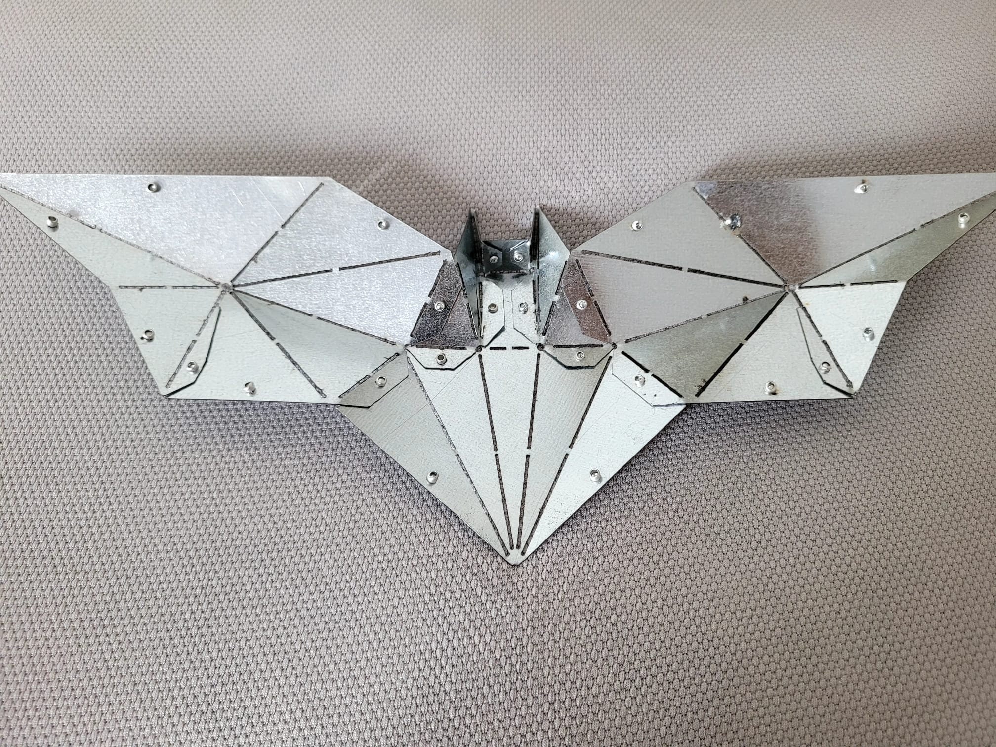 Metal Bat Without Welding. DXF Laser Cutting Template. Bat Gifts / Bat ...