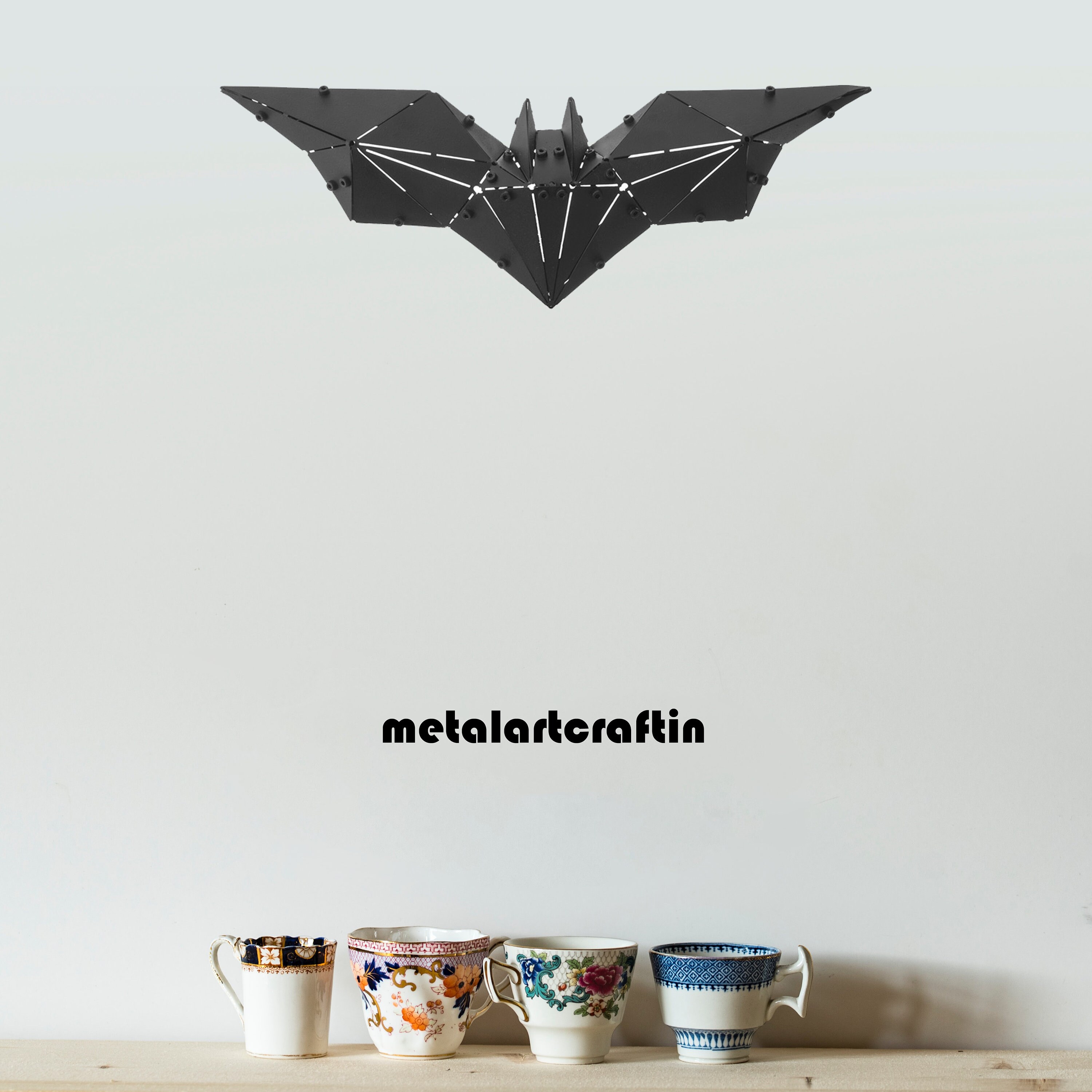 Metal Bat Without Welding. DXF Laser Cutting Template. Bat Gifts / Bat ...