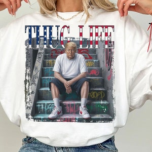Viral Thug Life President Design | Preppy Edgy PNG | High Quality ...