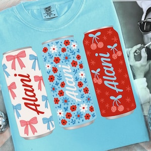 4th of July Alani Energy Drink Shirt, Patriotic Red White Blue Can ...