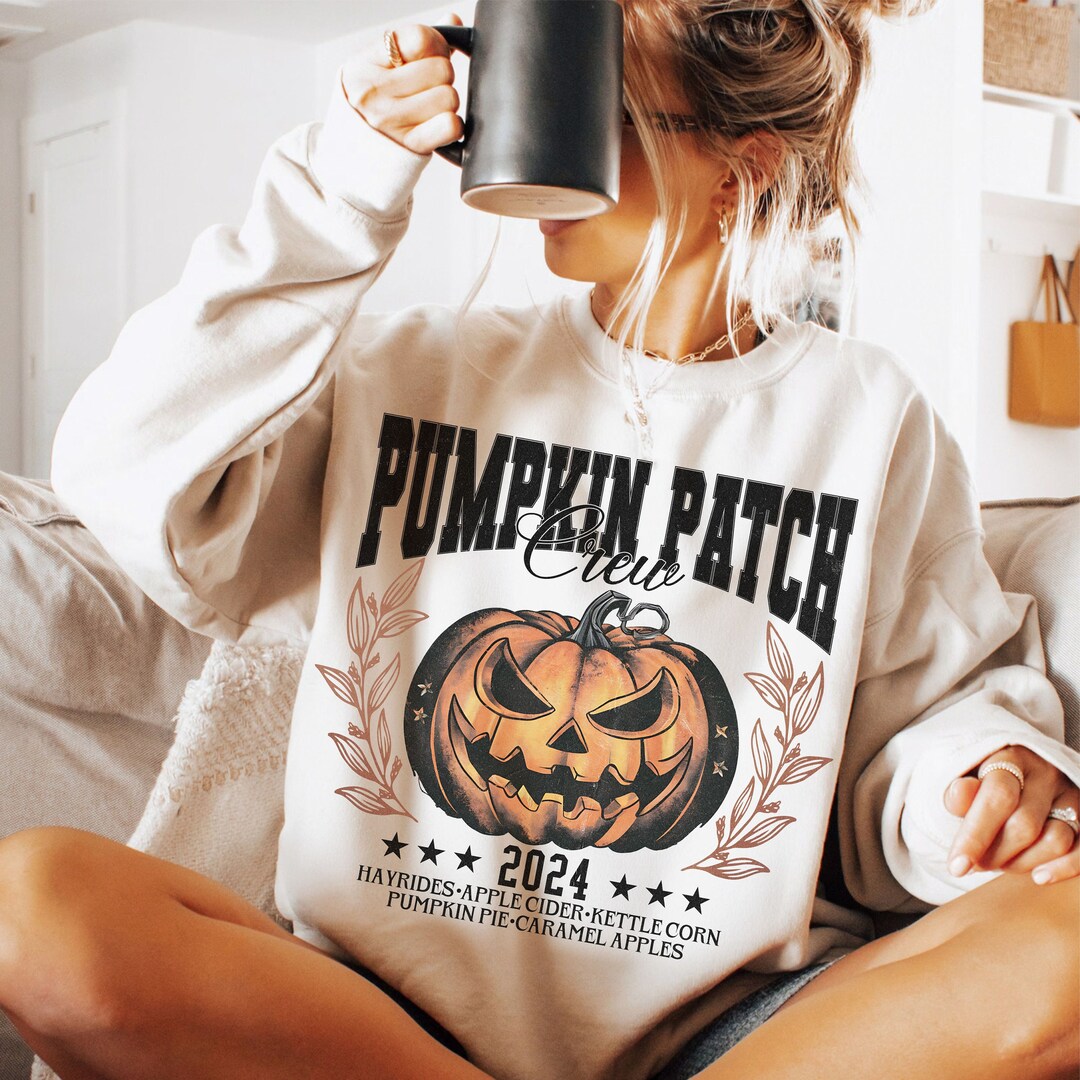 Pumpkin Patch Crew PNG, Halloween Png, Halloween Shirt Png, Retro ...