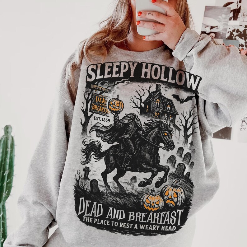 Haunted Horseman PNG, Sleepy Hollow Halloween Sublimation, Gothic ...