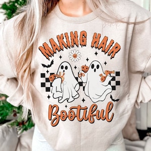 Making Hair Bootiful Png, Boojee Ghost Png, Spooky Pumpkin Png ...