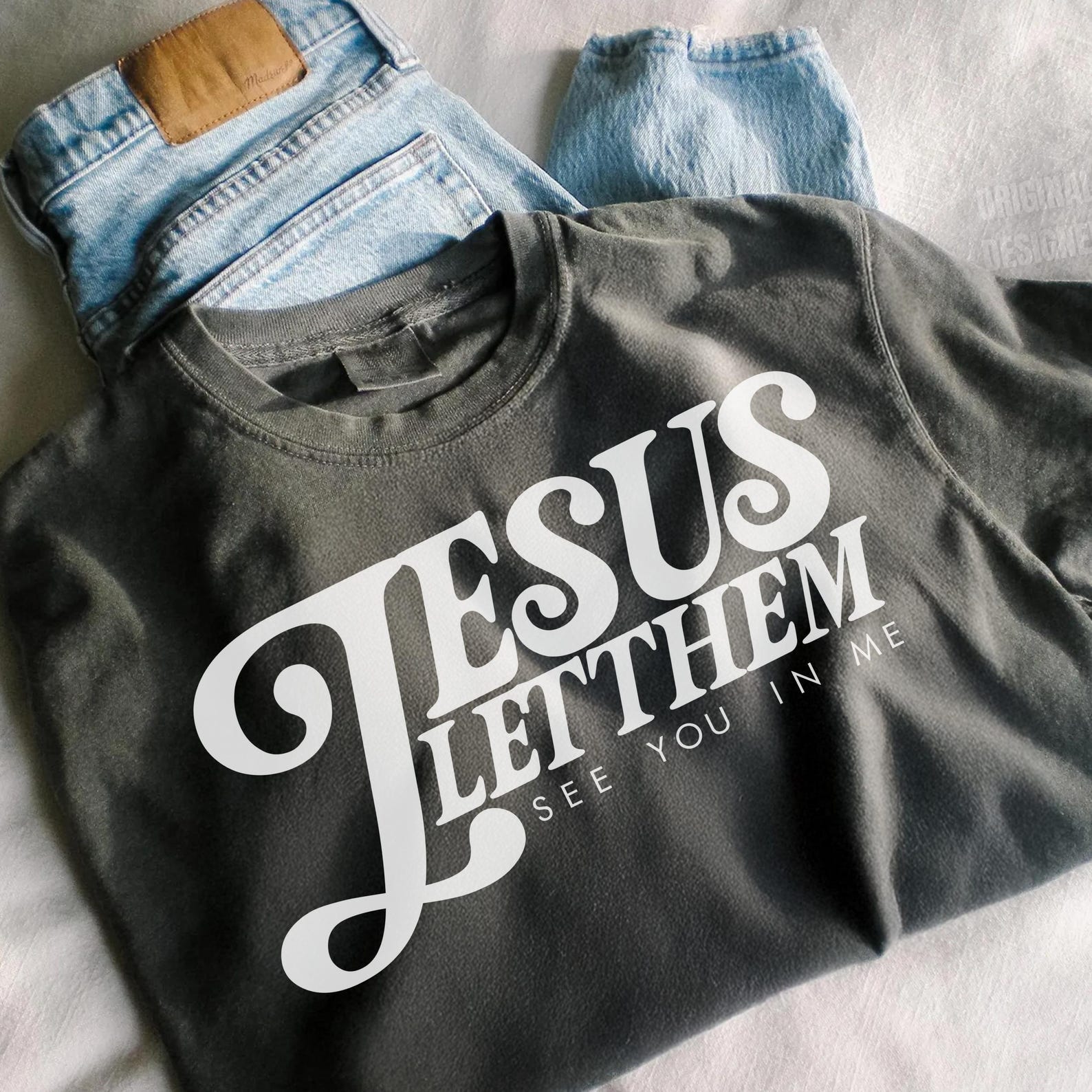 Faith Shirt PNG, Jesus Let Them See You Sublimation, Christian Retro ...