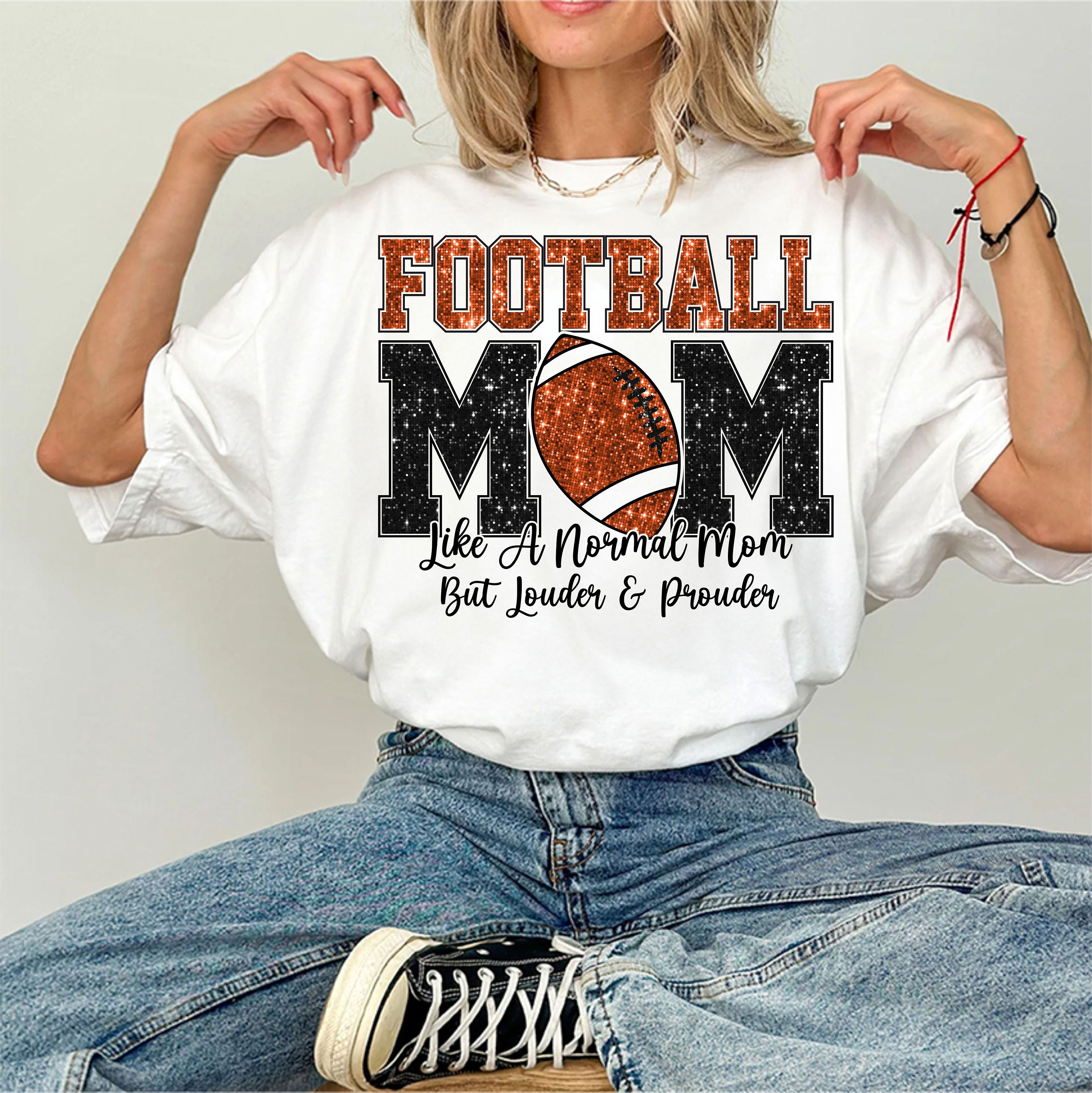 Football Mom PNG, Varsity, Distressed, Football Mama, Loud and Proud ...