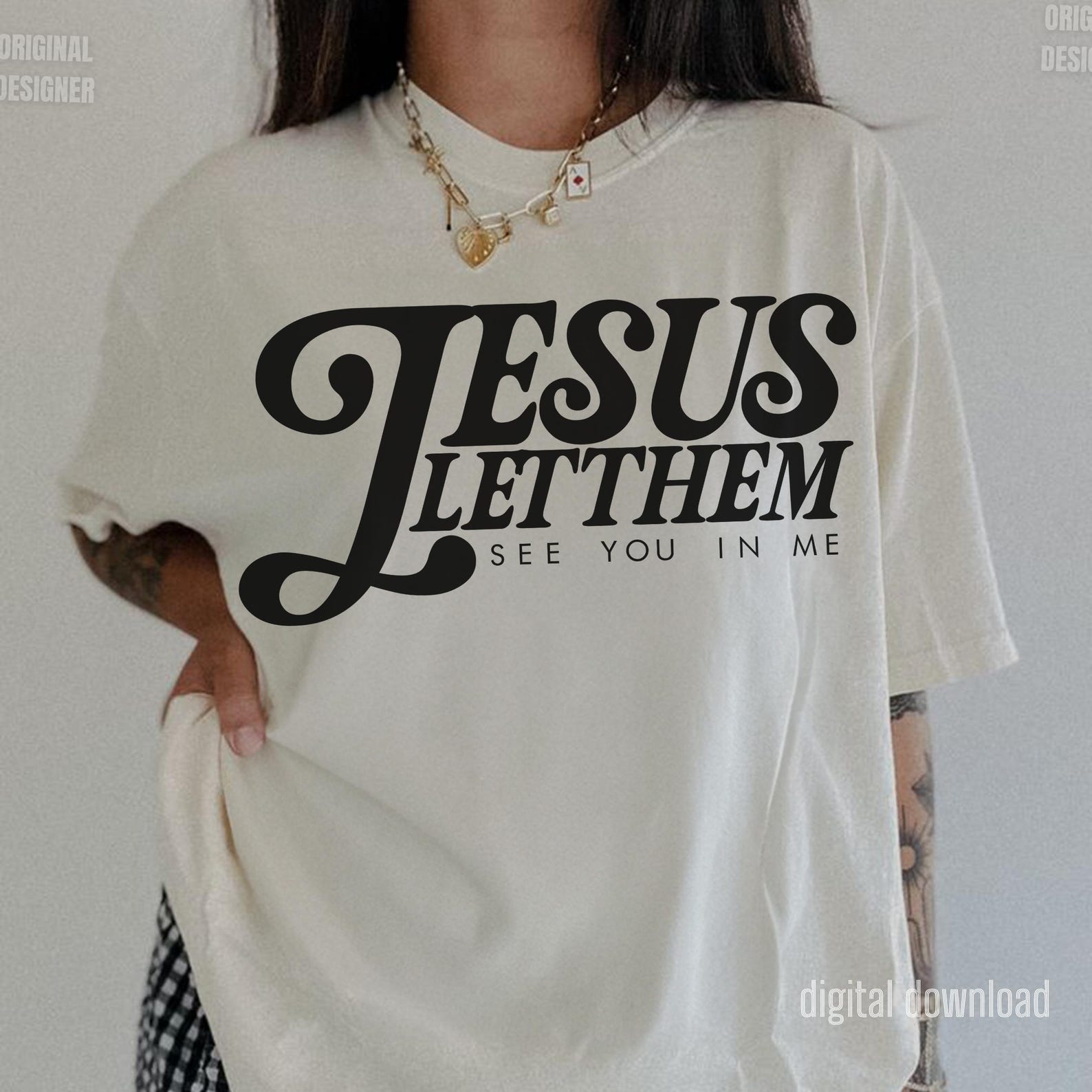 Faith Shirt PNG, Jesus Let Them See You Sublimation, Christian Retro ...