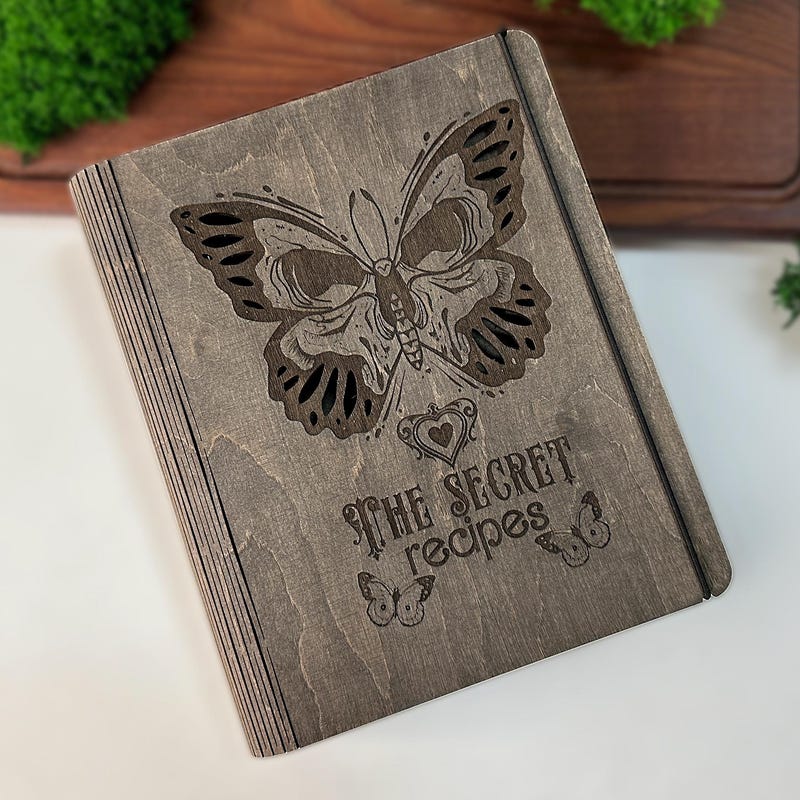 Wooden Book Cover - Etsy