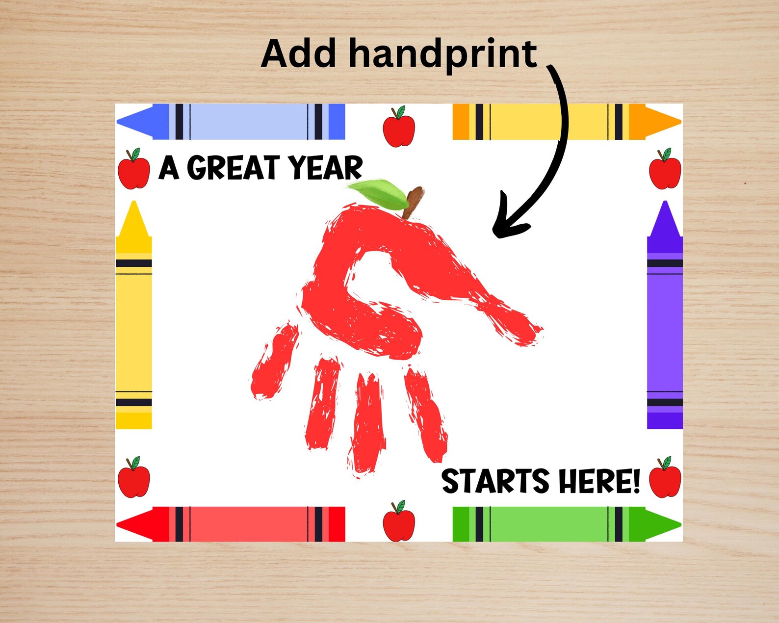 Back to School Handprint Craft | First Day of School Craft | Back to ...