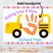 Back to School Handprint Craft | First Day of School Craft | Back to ...