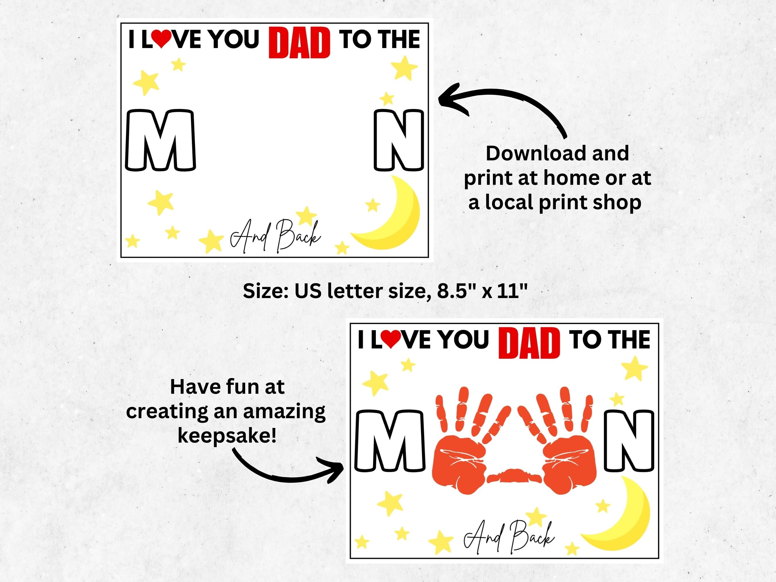 Father's Day Handprint Craft | Printable Father's Day Craft | Father's ...