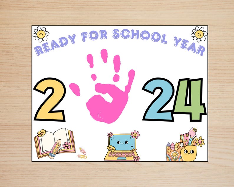 Back to School Handprint Craft | First Day of School Craft | Back to ...