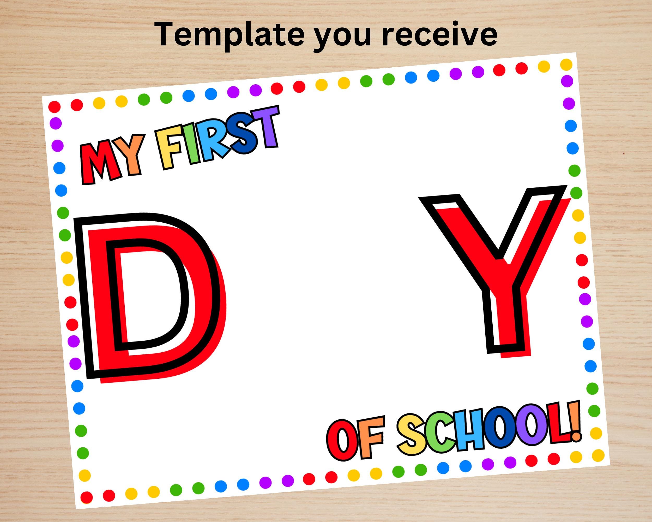 Back to School Handprint Craft | First Day of School Craft | Back to ...