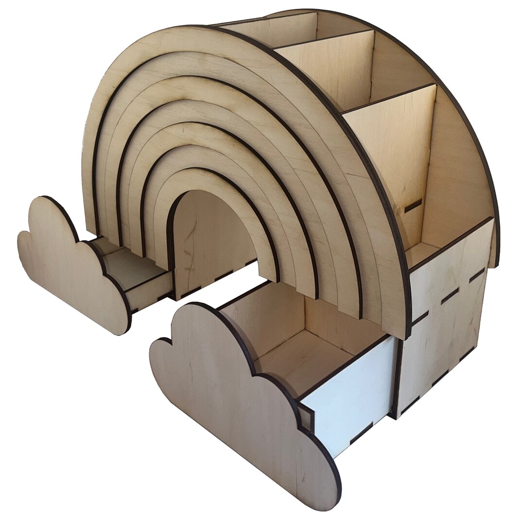 Rainbow - Desk Organizer - Etsy