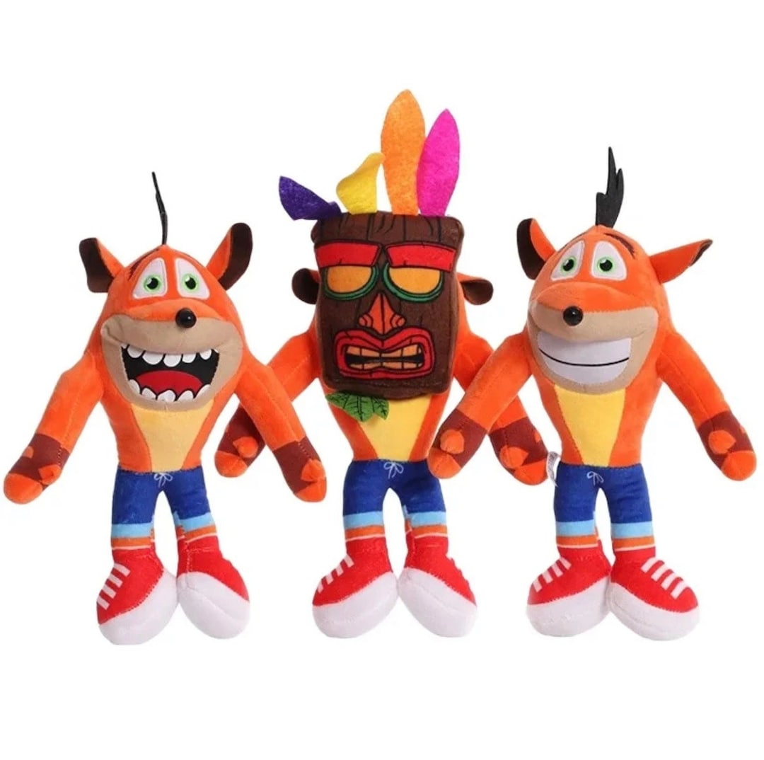 Crash Bandicoot Plush Toy Video Game Stuffed Doll Character Gaming ...