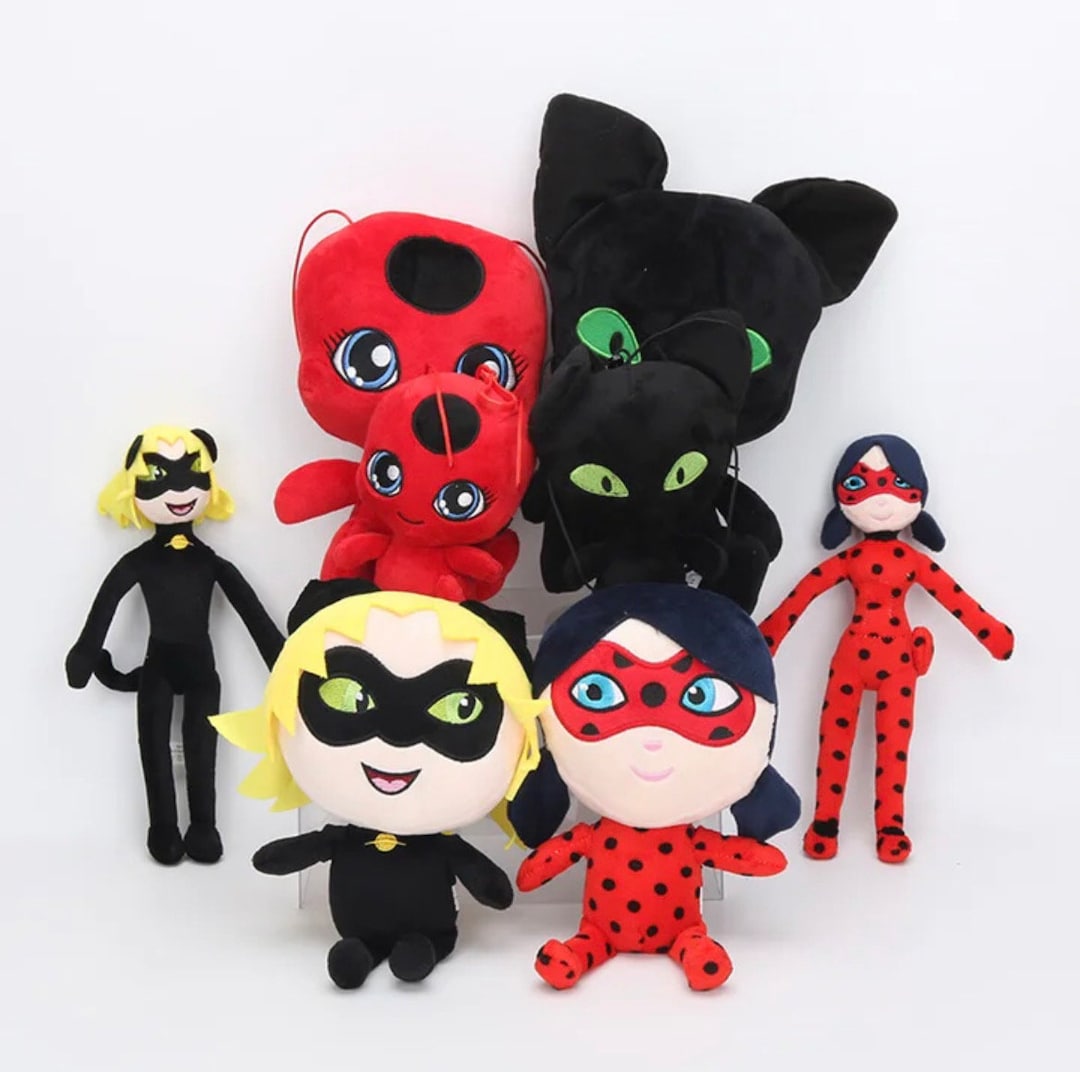 Miraculous Tales of Ladybug and Cat Noir Plush Toy Tv Show Cartoon ...