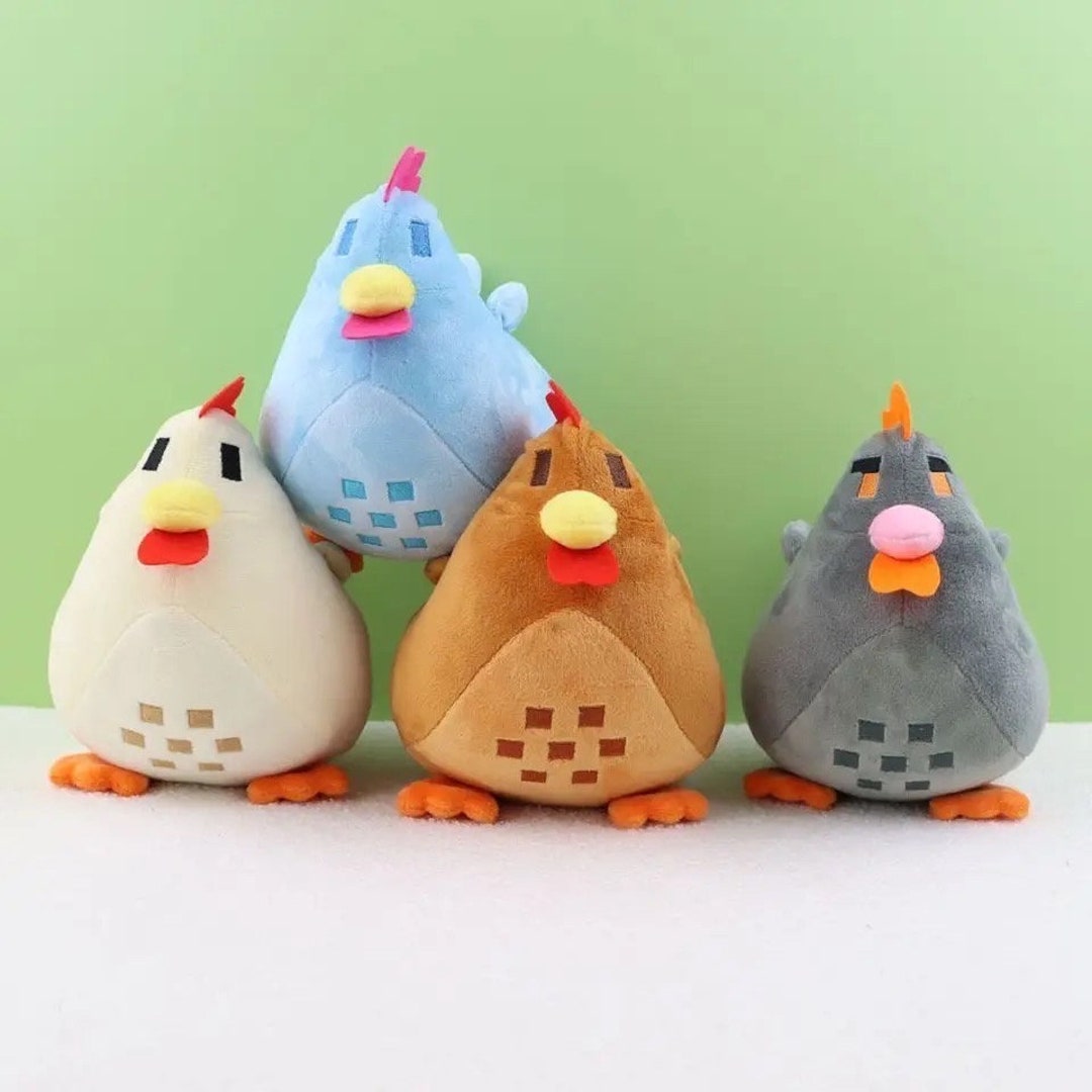 Stardew Valley Chicken Plush Toy Stuffed Animal Farm Animal Video Game ...