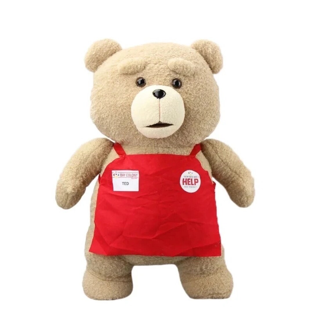 TED Movie Plush Toy Teddy Bear Ted 2 Apron Stuffed Toy Character Funny ...