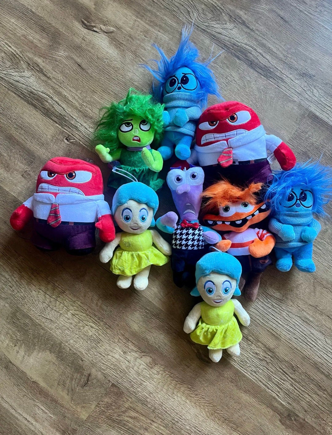 Inside Out 2 Plush Toy Plushie Disney Movie Show Joy Disgust Sadness ...