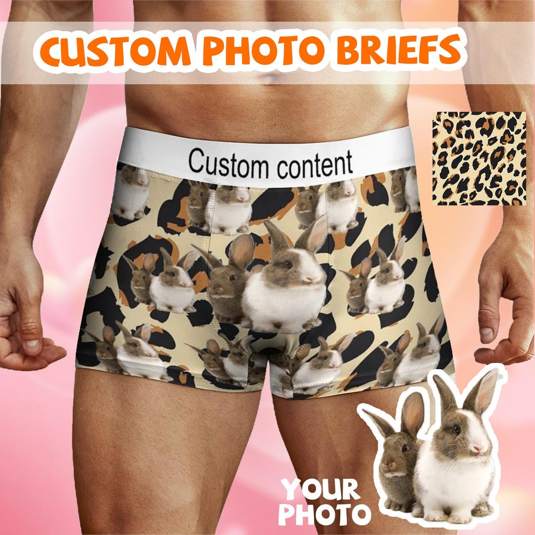 Boxer With Face,custom Face Underwear,personalised Underwear With Photo ...