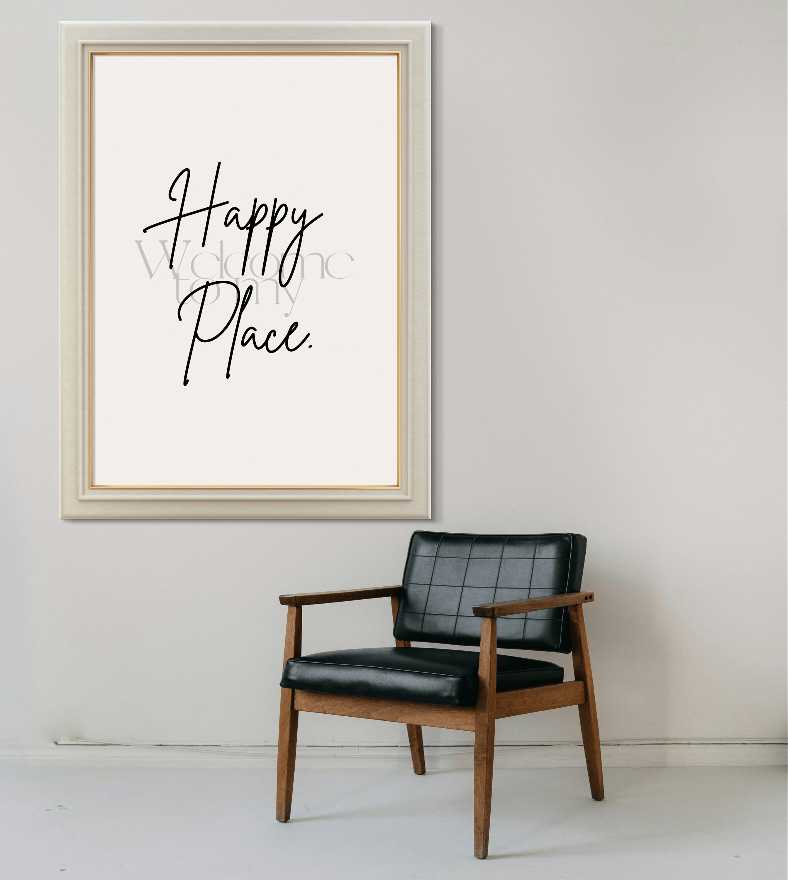 Welcome to My Happy Place Wall Decor Joyful Art Cozy Art Printable Art ...