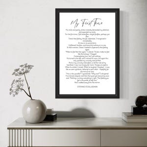 A4 Personalised Self Love Poem Custom Print, Empowerment Poem ...