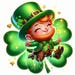 Saint Patrick's Day Leprechaun Clipart | Clover Leaf Leprechaun Clipart ...