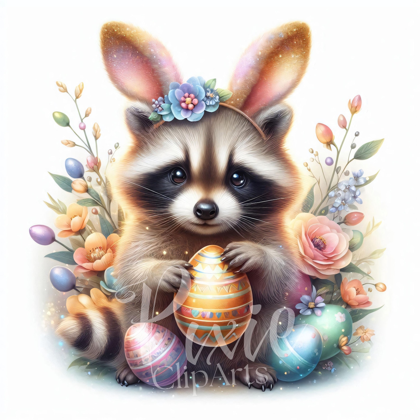 Easter Animals Clipart | Spring Animals Clipart | Set of 8 High Quality ...