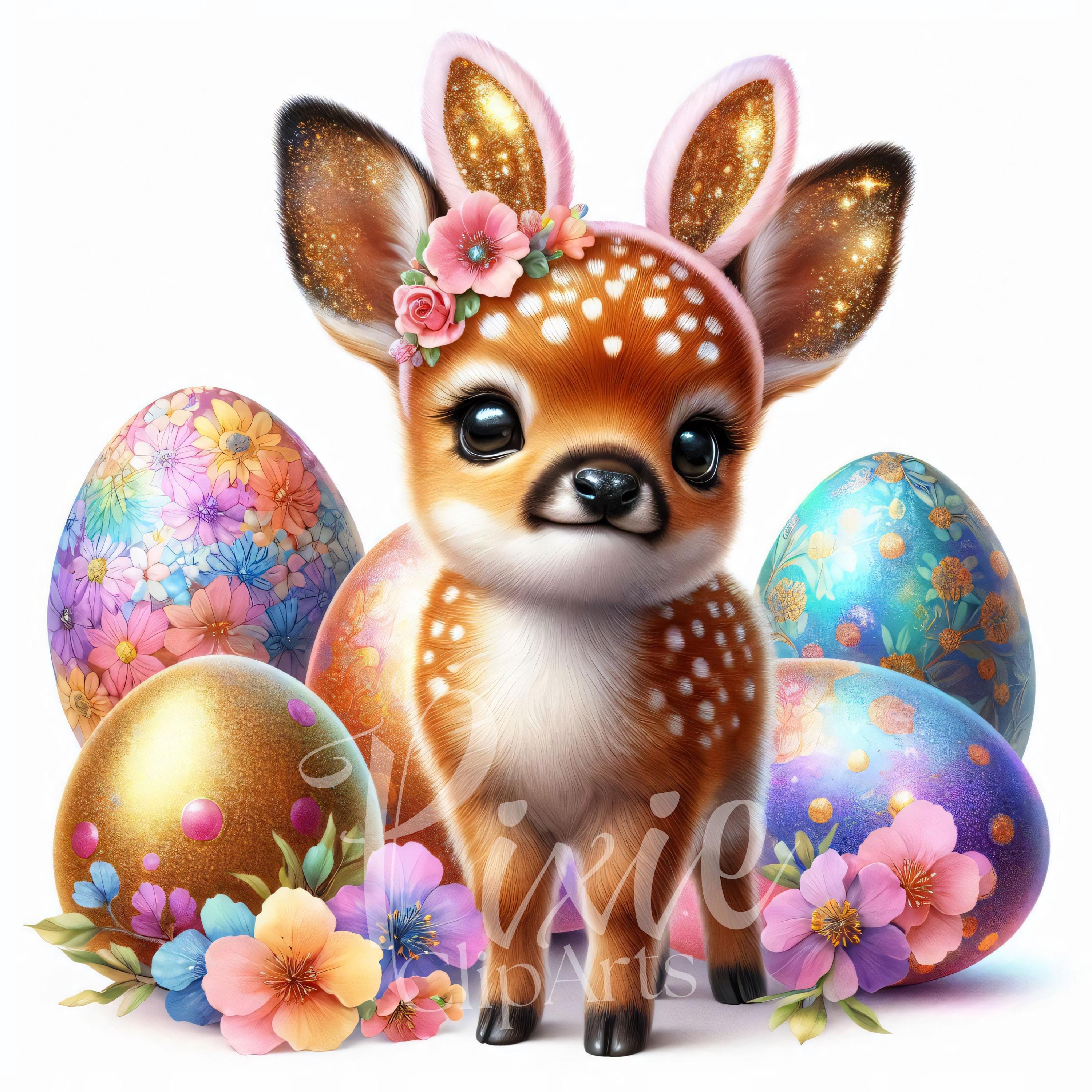 Easter Animals Clipart | Spring Animals Clipart | Set of 8 High Quality ...