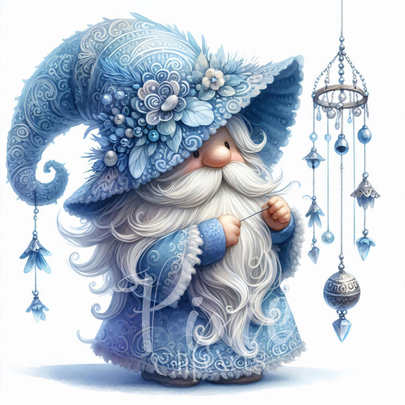 Magical Gnome Clipart | Set of 10 High Quality 300DPI JPEG | Wind ...
