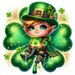 Saint Patrick's Day Leprechaun Clipart | Clover Leaf Leprechaun Clipart ...