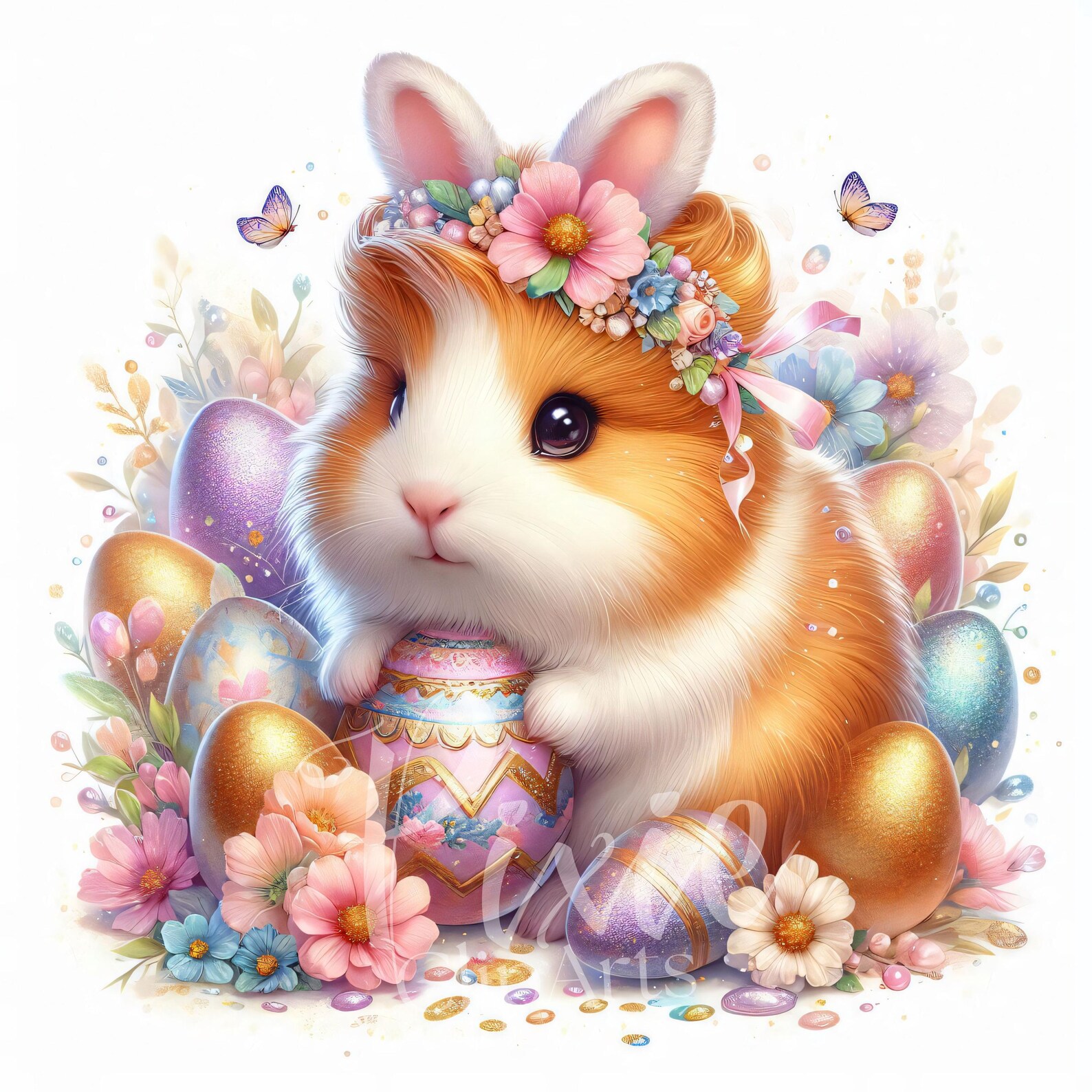 Easter Animals Clipart | Spring Animals Clipart | Set of 8 High Quality ...