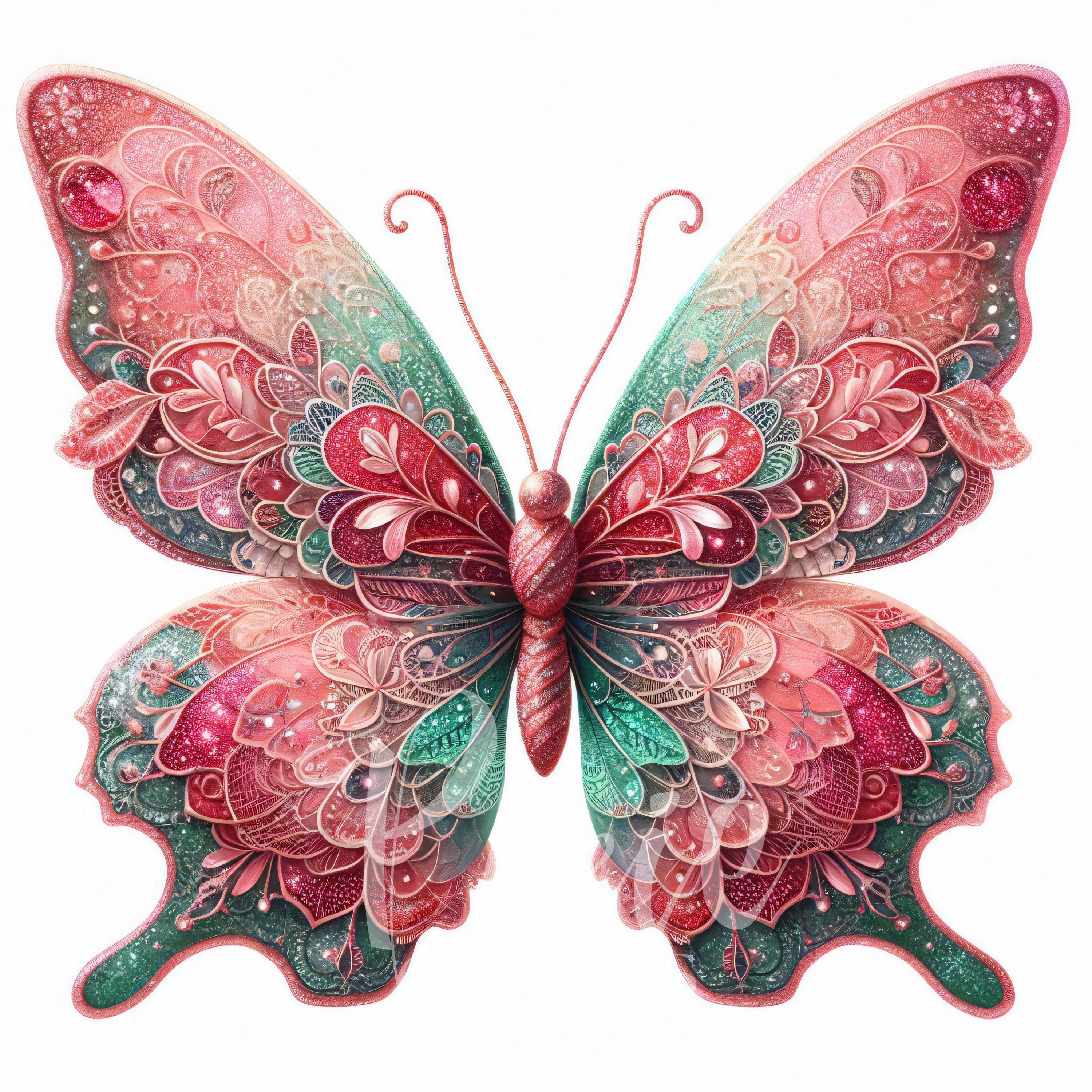 Whimsical Butterfly Clipart | Set of 10 High Quality 300DPI JPG ...