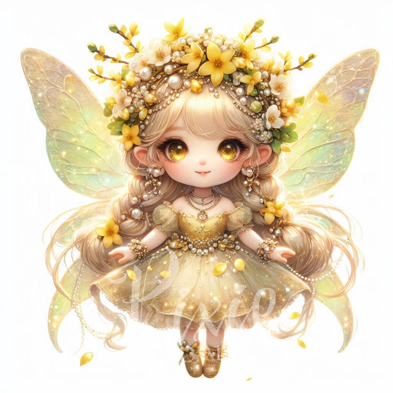 Spring Fairy Clipart | Set of 8 JPEG High Quality 300DPI JPEG ...