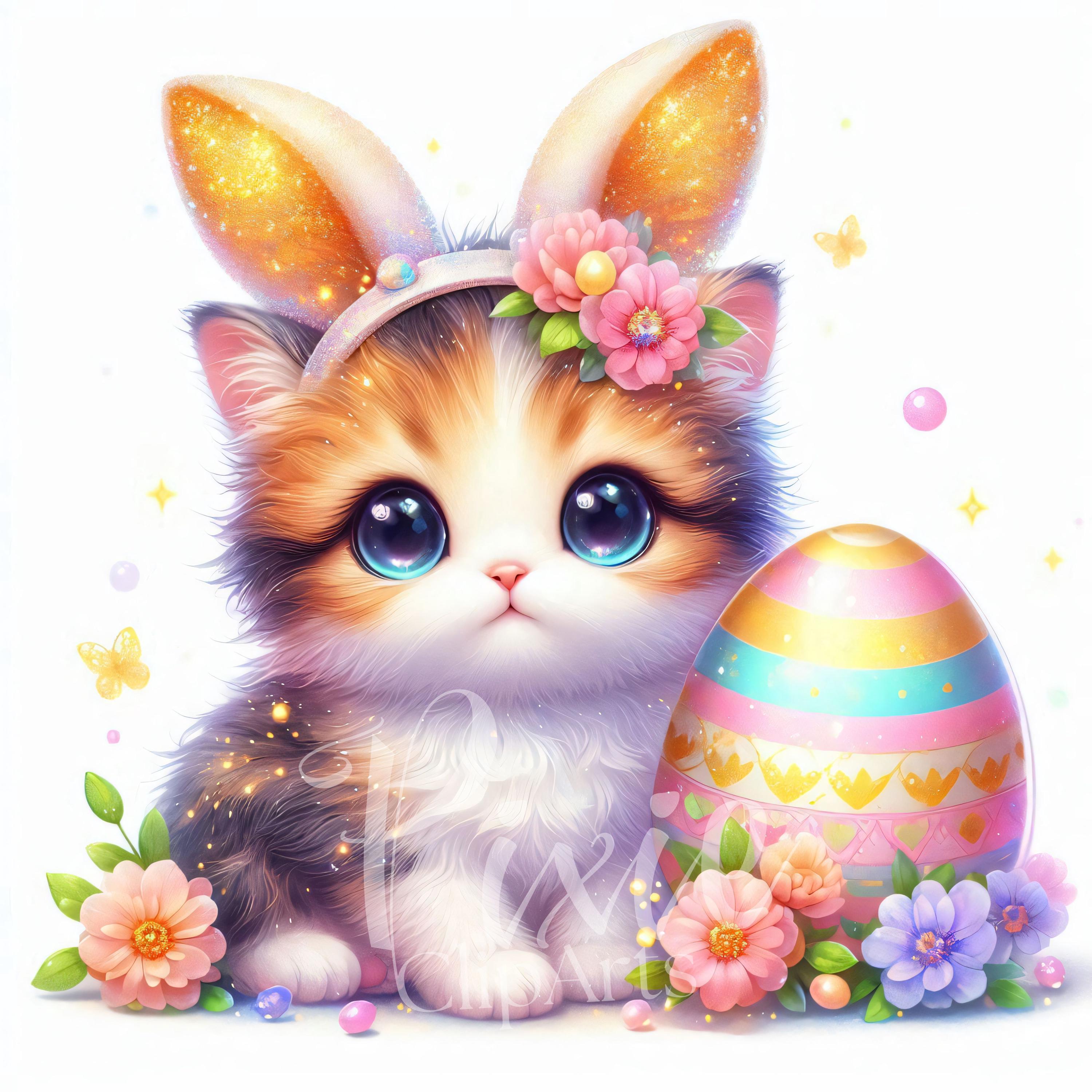 Easter Animals Clipart | Spring Animals Clipart | Set of 8 High Quality ...