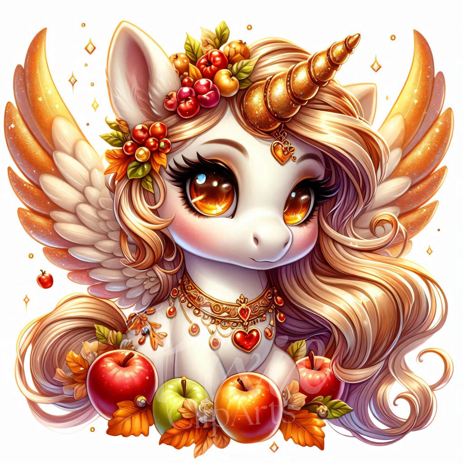 Magical Fairy Unicorn Clipart | Set of 10 JPEG High Quality 300DPI JPEG ...