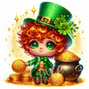 Saint Patrick's Day Leprechaun Clipart | Lucky Gold Leprechaun Clipart ...