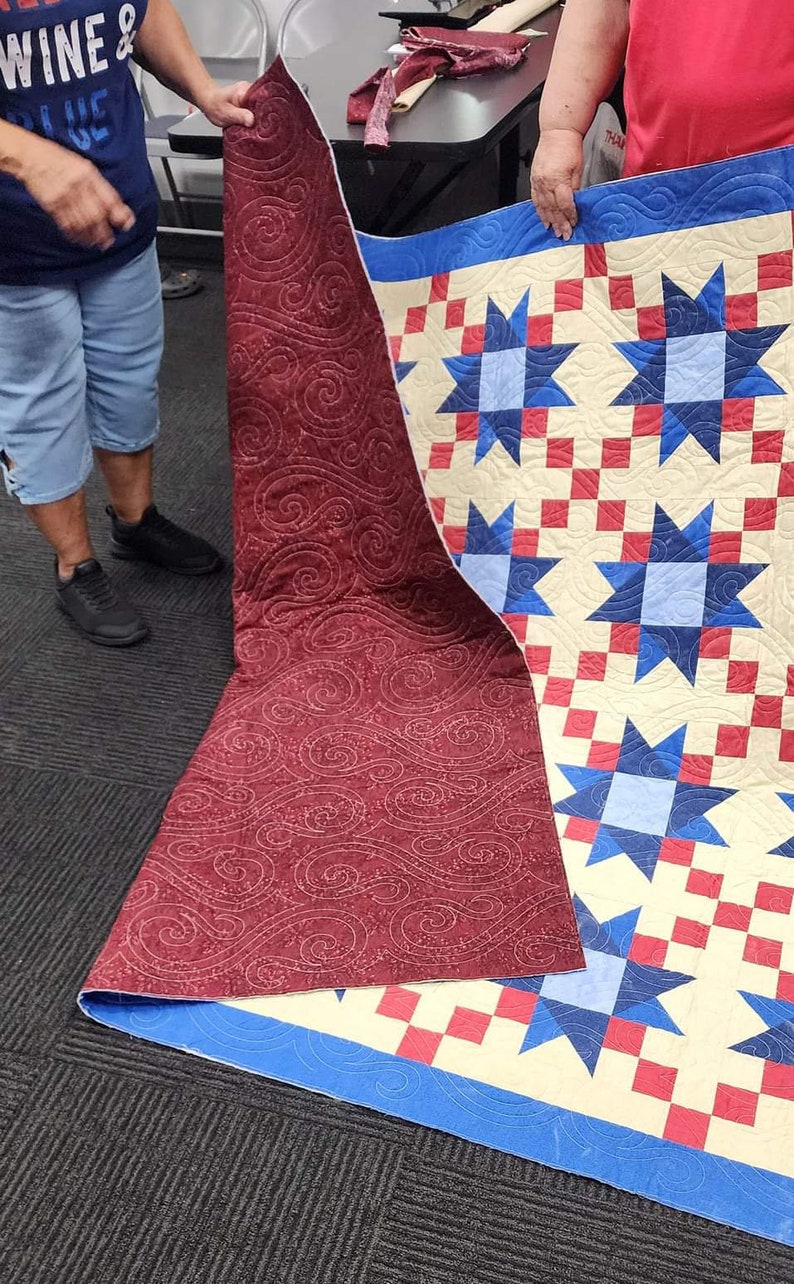 Criss Cross Star Accuquilt GO! Quilt Pattern 64" X 80" Throw (digital ...