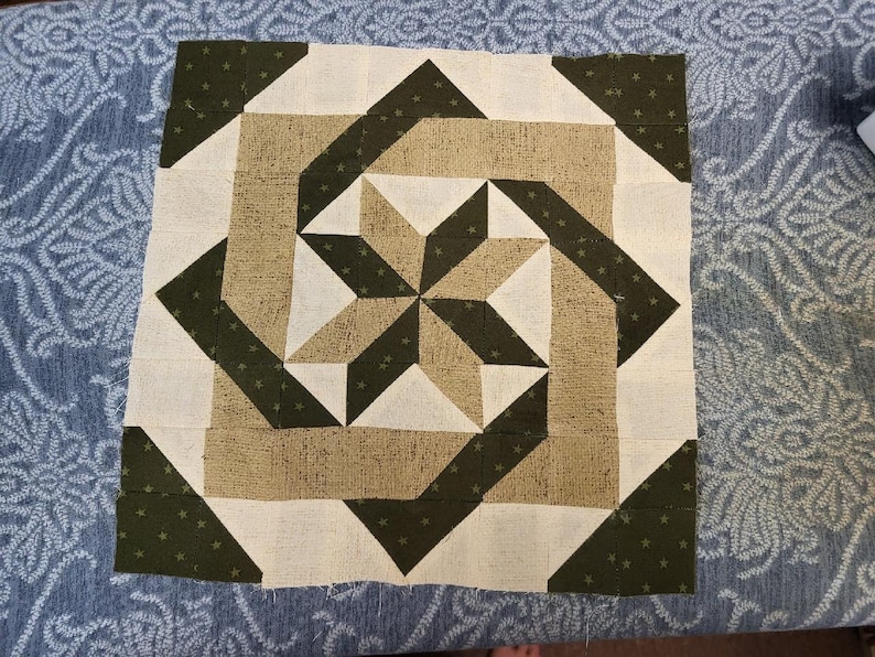 Labyrinth Star Accuquilt GO! Quilt Pattern 64" X 80" Throw (digital ...