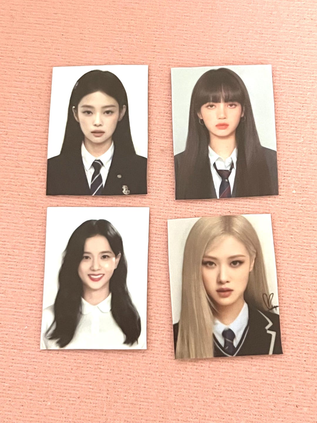 Blackpink Mini Id Card, Blackpink Handmade, Jennie ID, Lisa ID, Jisoo ...