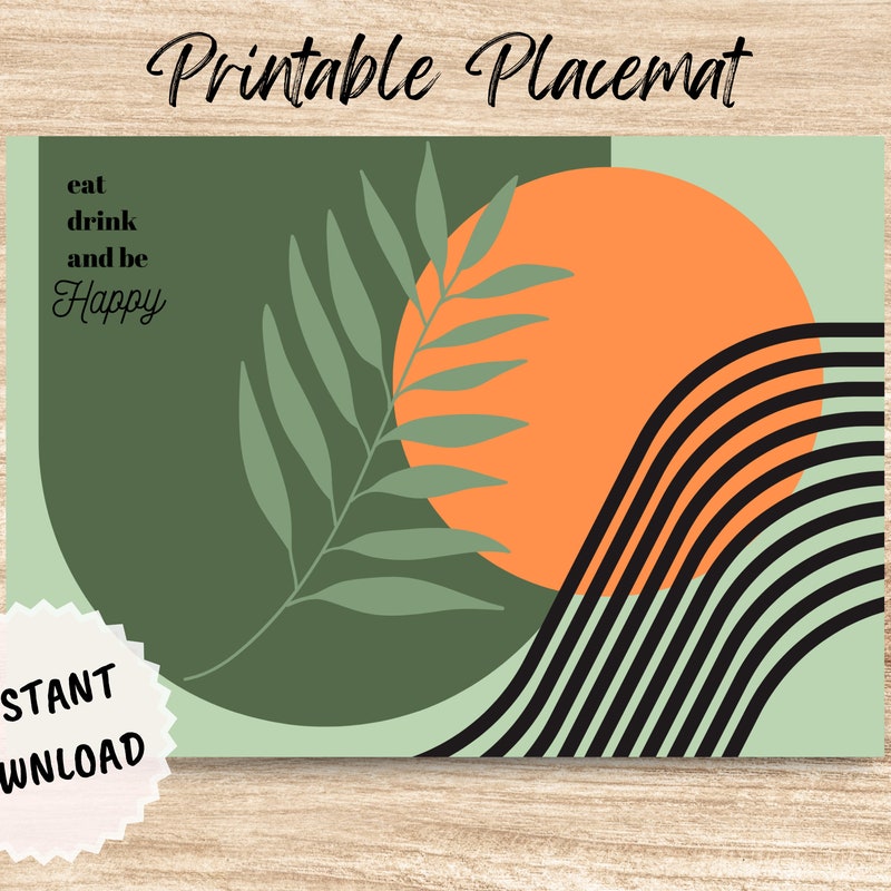 Modern Placemats - Etsy