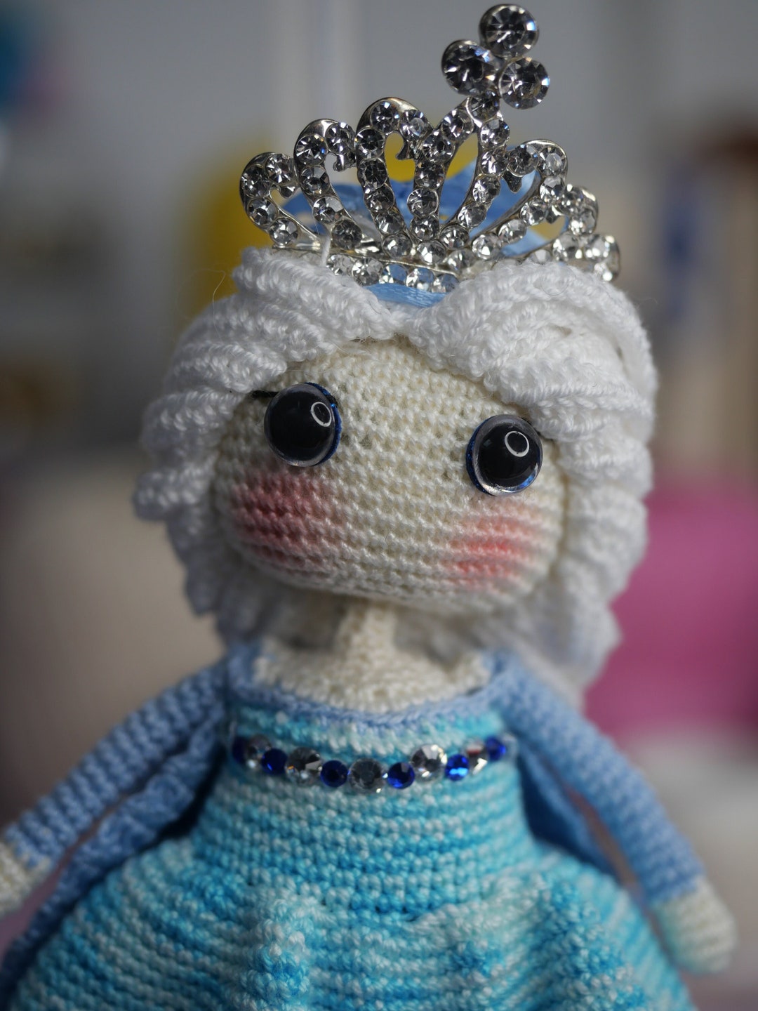 Elsa Frozen Collection Handmade Handmade Croche Doll Amigurumi Elsa ...