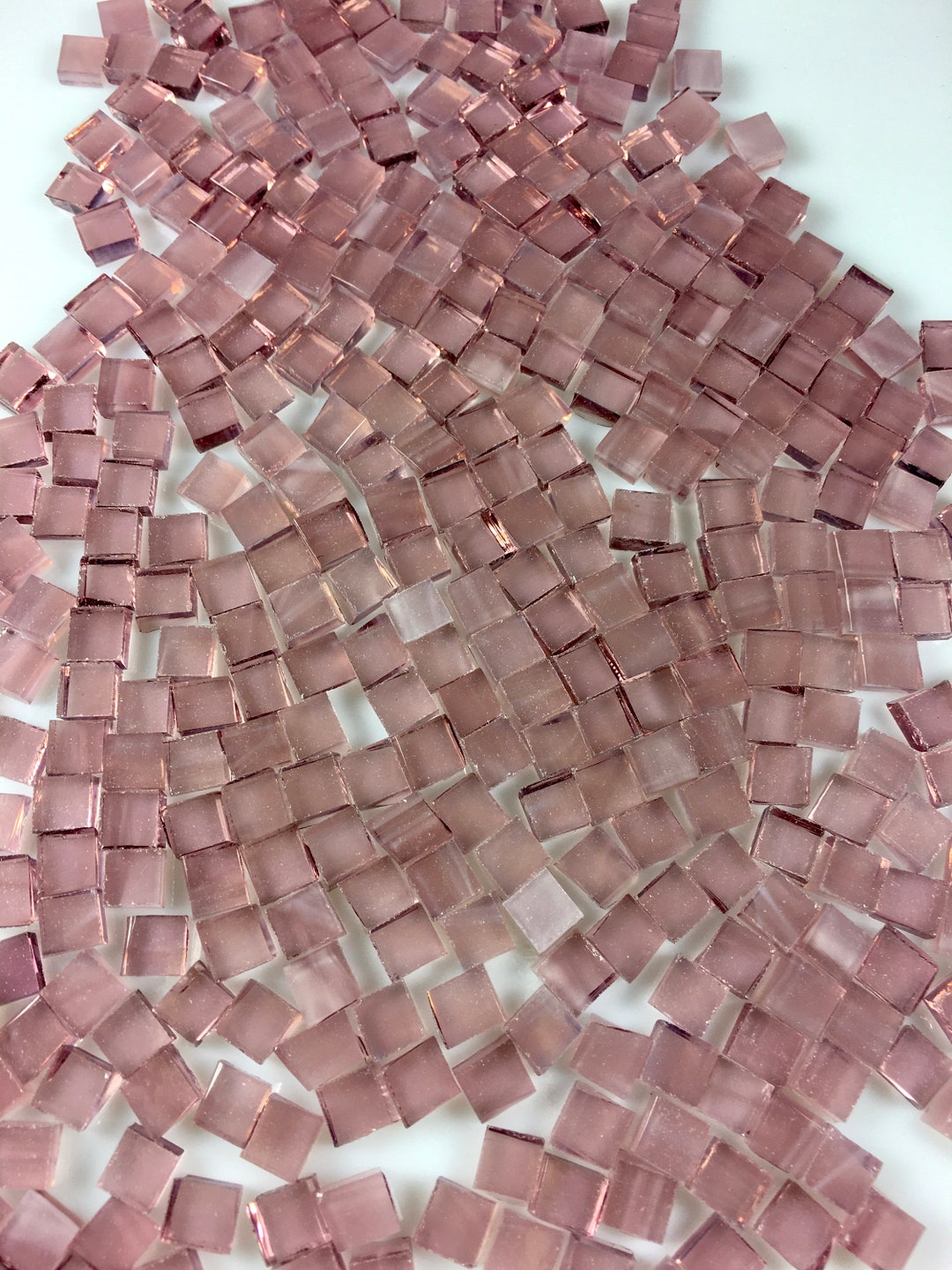 200 1/4 Light Purple Mosaic Tiles, Spectrum 349.1S Stained Glass - Etsy