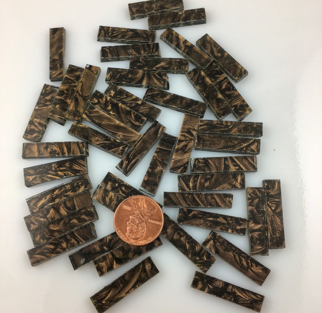 100 Champagne Van Gogh Mosaic Border Tiles 1/4 X 1, VGCH - Etsy