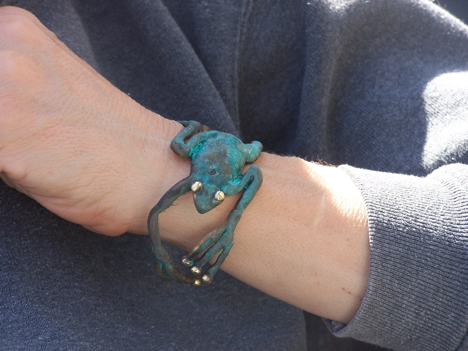 Tree Frog Cuff Bracelet - Etsy