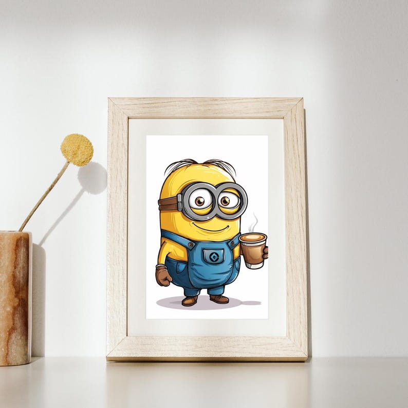 Minions Clipart Minions PNG Minions Wall Art Funny Minions Set of 12 ...