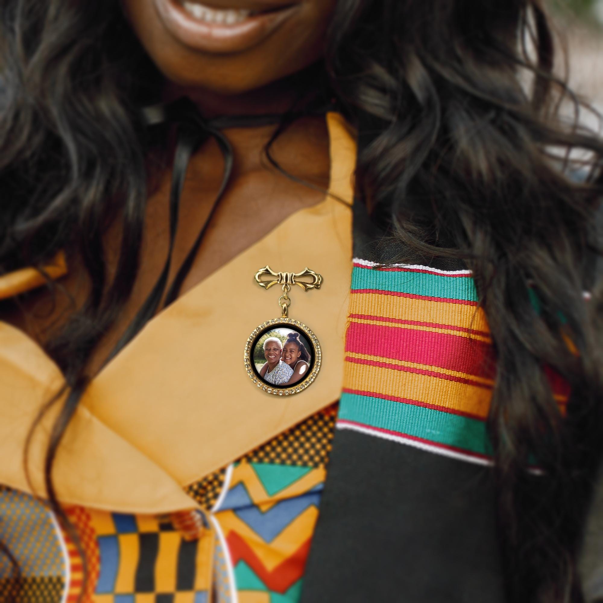 Personalized Photo Lapel Pin for Graduation, Custom Memorial Graduation ...