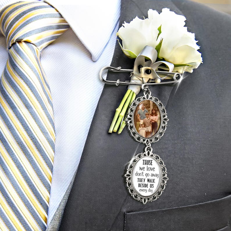 Personalized Groom Wedding Lapel Pin, Custom Photo Lapel Pin ...
