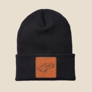 Custom Car Line Drawing Beanie Gifts for Him, Your Own Car Custom ...