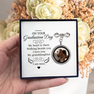 Custom Memorial Graduation Card With Pin, Keep Loved Ones Close on ...